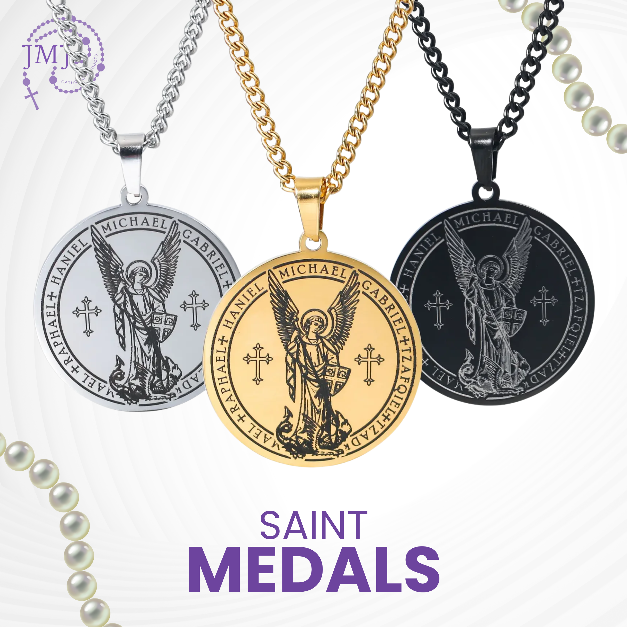Saint Medals – JMJ Catholic Products